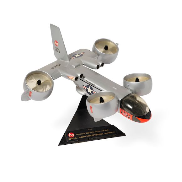 Bonhams : BELL AEROSPACE X-22A VTOL CONTRACTOR'S MODEL. Plastic model ...