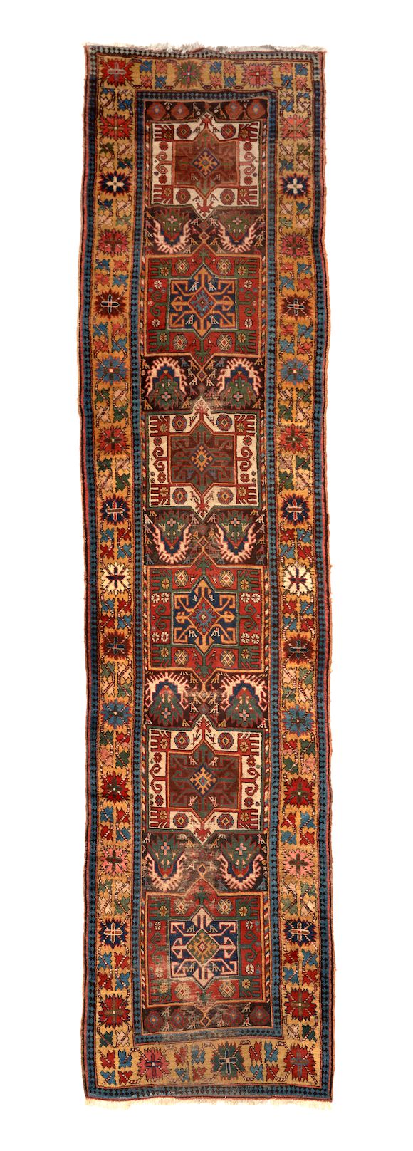 Bonhams Skinner : Caucasian Long Rug/Runner, Caucasus, c. 1880. 2 ft ...