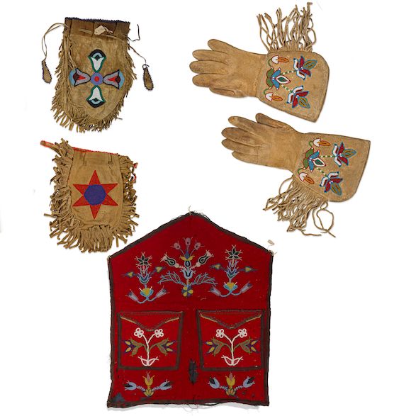 Bonhams Skinner : A group of Niitsitapi (Blackfeet) beadwork