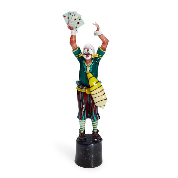 Bonhams Skinner : PINO SIGNORETTO (1944-2017) MURANO GLASS CLOWN, Italy ...