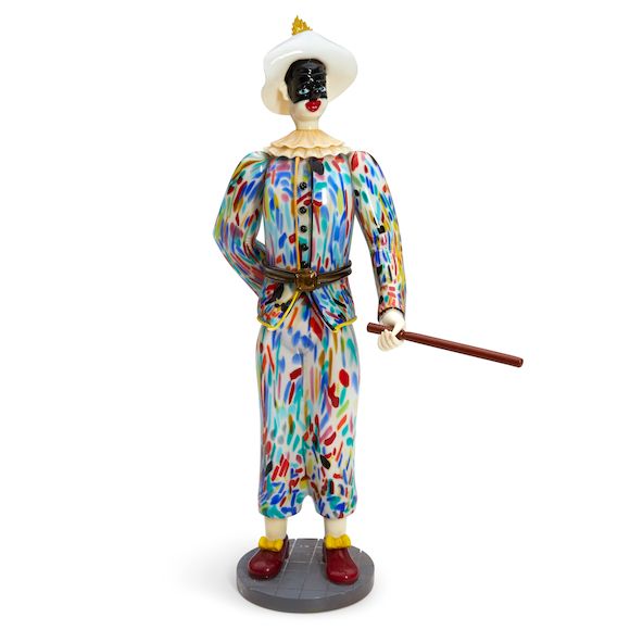 Bonhams Skinner : PINO SIGNORETTO (1944-2017) MURANO GLASS FIGURE OF ...
