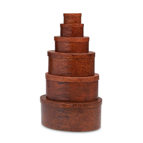 Bonhams Skinner : Set of Six Stacking Pantry Boxes, America, 20th/21st ...