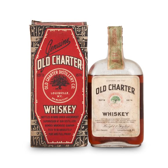 Bonhams Skinner : Old Charter Whiskey 1917 (1 pint bottle)