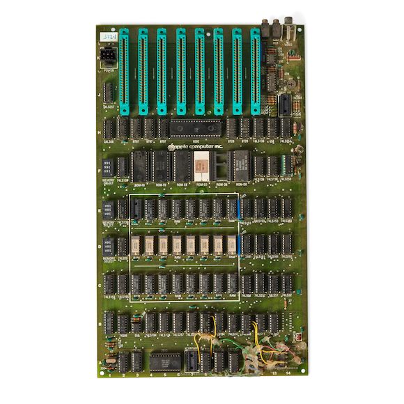 Bonhams : APPLE II: REV 0 MOTHERBOARD & ACCESSORIES, PURCHASED IN 1977 ...