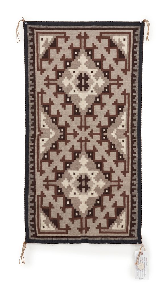 Bonhams Skinner : A small contemporary Diné (Navajo) Two Grey Hills ...