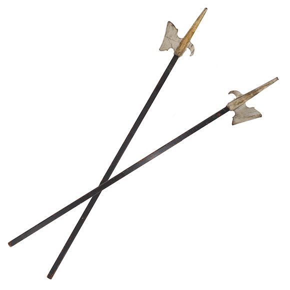 Bonhams : Two Halberd Weapon Props Visible in Tower of London and ...