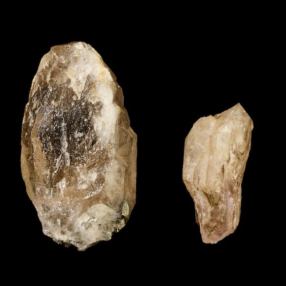 Bonhams : Two Smoky Quartz Specimens