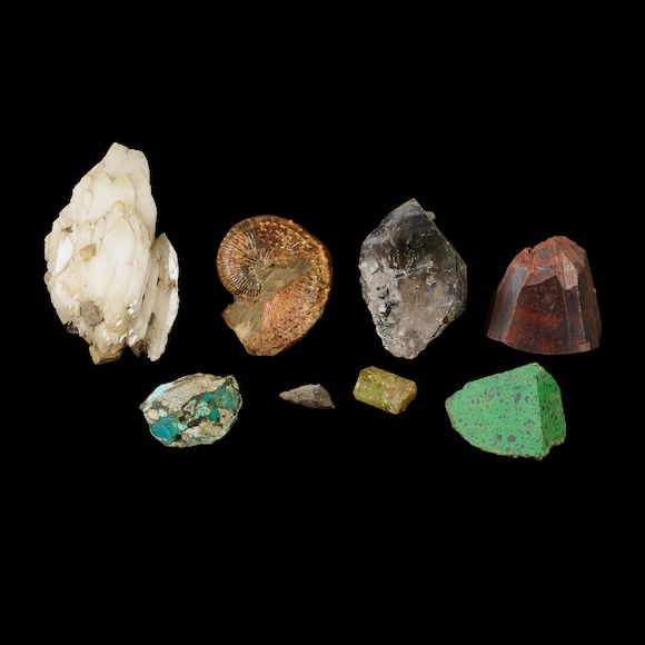 Bonhams : Group of Various Minerals and Fossils