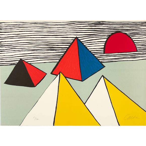 Bonhams : Alexander Calder (1898-1976); Pyramids at Dawn;
