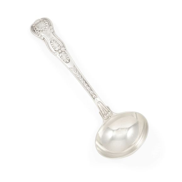 Bonhams : AN ENGLISH SILVER SAUCE LADLE by Paul Storr, London, 1818
