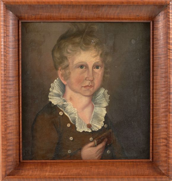 Bonhams Skinner : Portrait of a Young Boy, possibly James Riker Rapelye ...