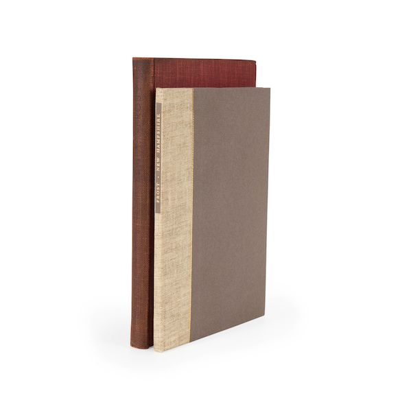 Bonhams Skinner : TWO SIGNED BOOKS BY ROBERT FROST. Frost, Robert (1874 ...