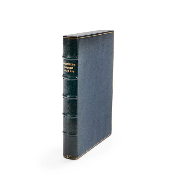 Bonhams Skinner : WASHINGTON, GEORGE. 1732-1799. Washington's Farewell ...