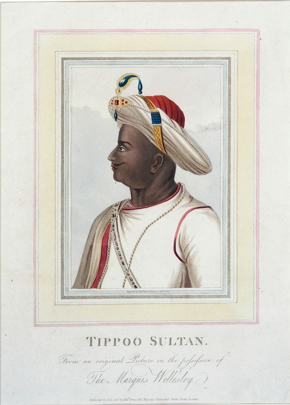 Bonhams Skinner : ORME, EDWARD. Tippoo Sultan. From an original Picture ...
