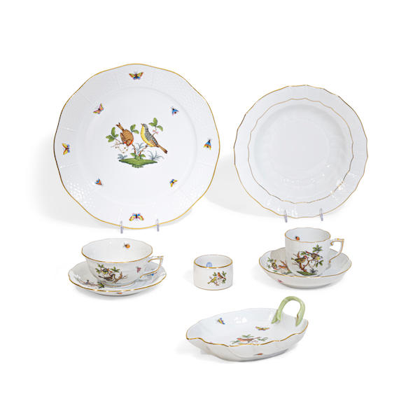 Bonhams A Herend Porcelain Part Dinner Service