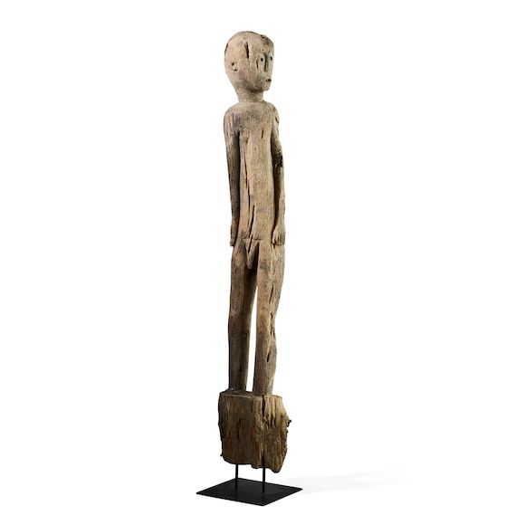 Bonhams : Bongo Funerary Pole Figure, South Sudan