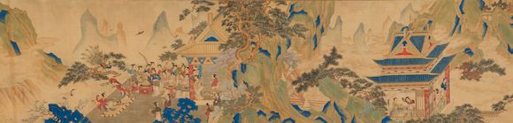 Bonhams : AFTER QIU YING (1494-1552), QIAN GU (1509-1578) and XUE SHUN ...