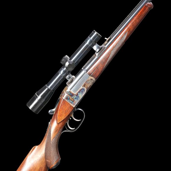 Bonhams Skinner : J.P. Sauer Single-shot Game Rifle, Curio or Relic firearm