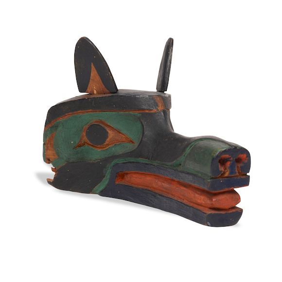 Bonhams : A Heiltsuk (Bella Bella) or Kwakwaka'wakw (Kwakiutl) wolf ...