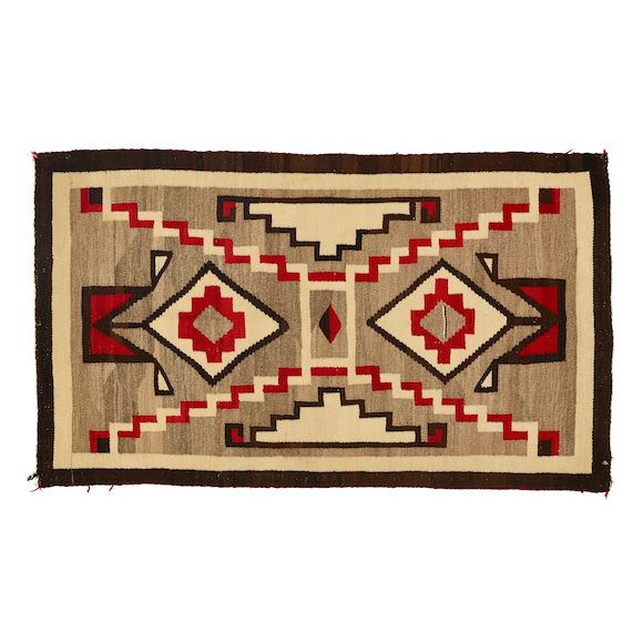Bonhams : A Diné (Navajo) pictorial rug