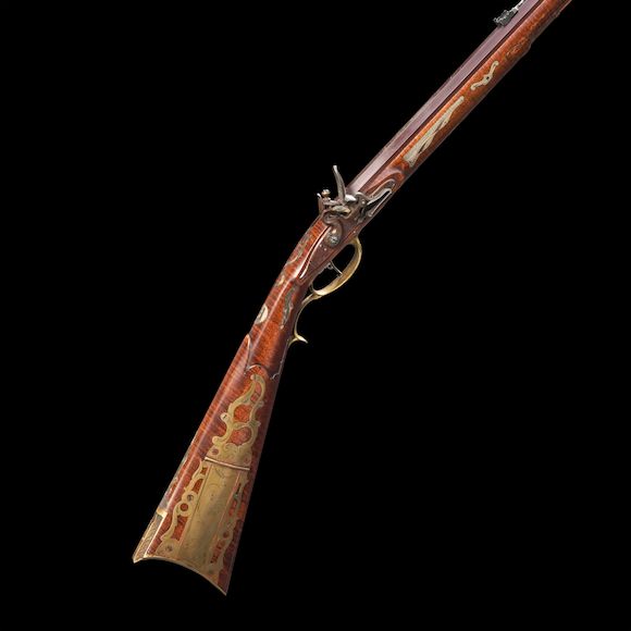 Bonhams Skinner : Don King Custom Flintlock Kentucky/Pennsylvania Long ...