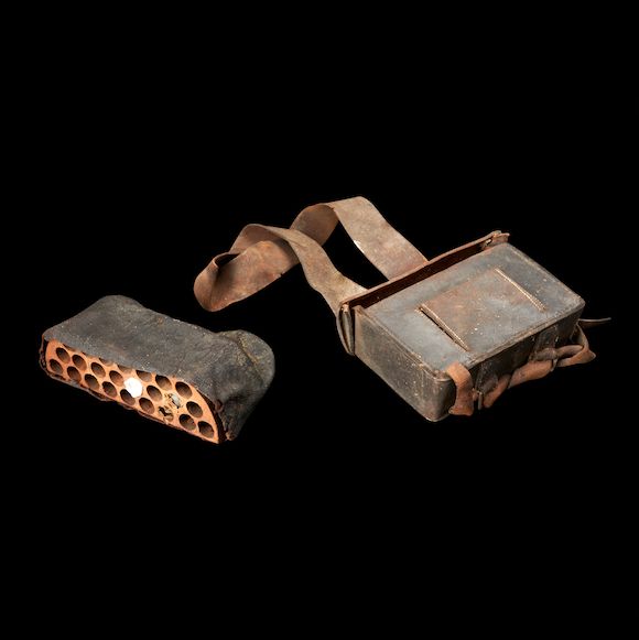 Bonhams Skinner : Two Damaged Cartridge Boxes,