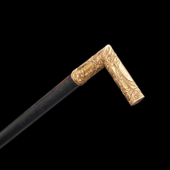 Bonhams Skinner Gold Topped General William S Lincoln Presentation