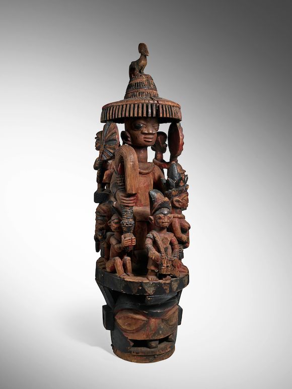 Bonhams : Yoruba Mask by Areogun of Osi-Ilorin (ca. 1880-1954), Ekiti ...
