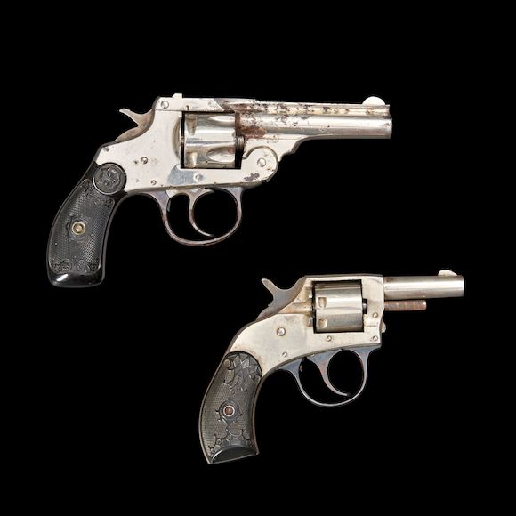 Bonhams Skinner : Two Small Revolvers, Curio or Relic firearm
