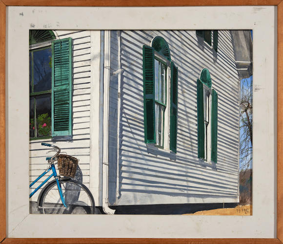 Bonhams Skinner American School 20th Century Clapboard House With