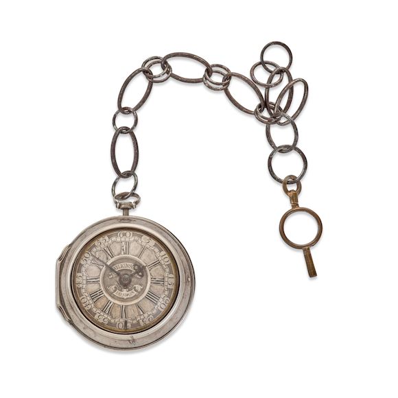 Bonhams : W. WILKINSON, LONDON. A SILVER PAIR CASE VERGE WATCH WITH ...