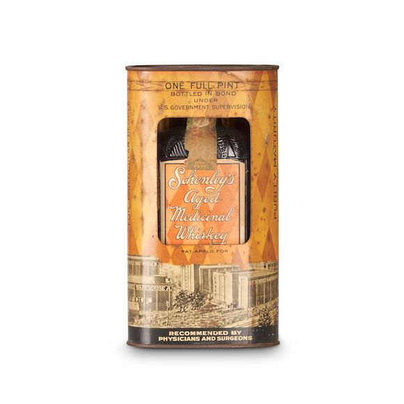 Bonhams Skinner : Schenley Aged Medicinal Whiskey (1 pint bottle)