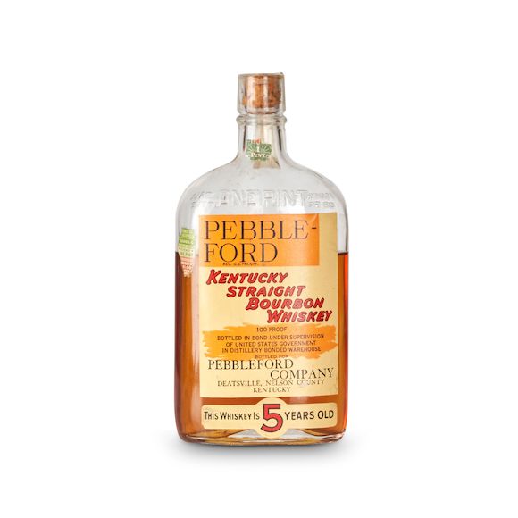 Bonhams Skinner : Pebble Ford 5 Years Old (1 pint bottle)