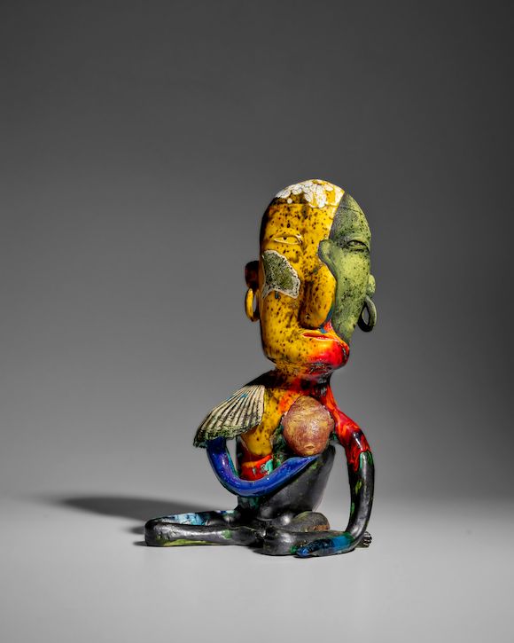 Bonhams : MICHAEL LUCERO (BORN 1953) 'Pre-Columbian I'1990glazed ...