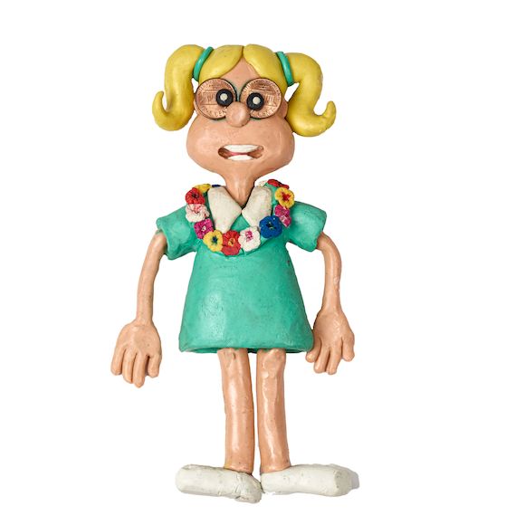 Bonhams : "Penny" with Flower Lei Claymation Frame from Pee-Wee's ...