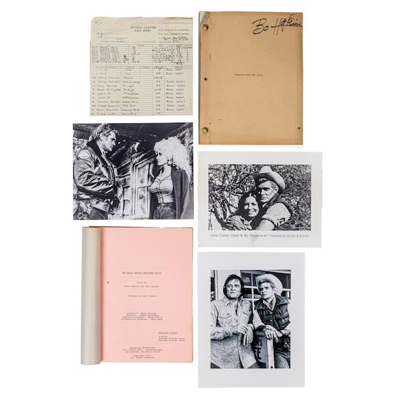 Bonhams : A Bo Hopkins Collection of Scripts and Ephemera from The Dolly Parton Christmas Movie ...