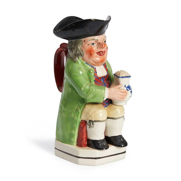 Bonhams Skinner : Staffordshire "Walton" Toby Jug, England, early 19th ...