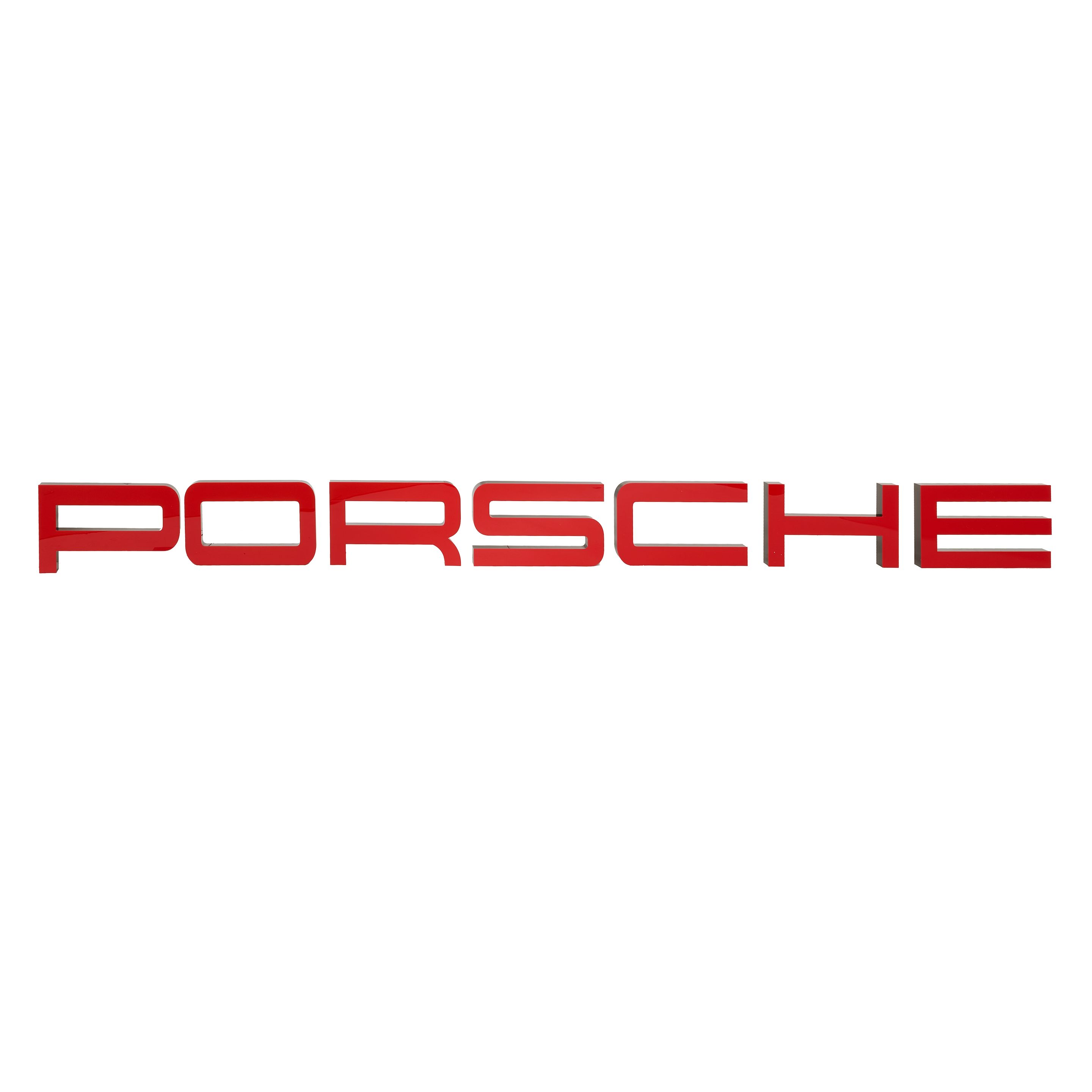 Bonhams Cars : Illuminated Seven Letter Porsche Dealer Sign,
