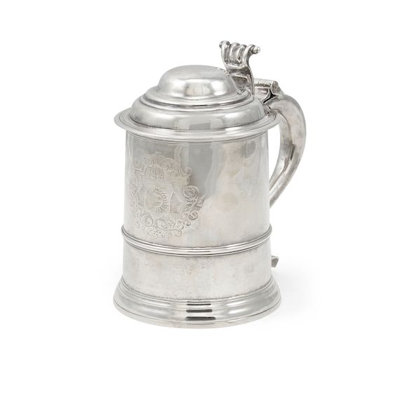 Bonhams : A GEORGE I SILVER TANKARD by William Spackman, London, 1723
