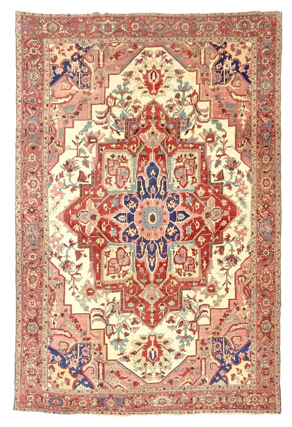Bonhams : Serapi Carpet Iran 11 ft. x 15 ft. 6 in.
