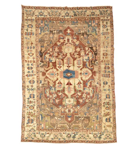 Bonhams : Serapi Carpet Iran 9 ft. 4 in. x 13 ft. 9 in.