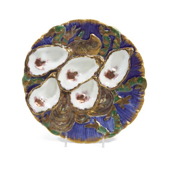 Bonhams : A RUTHERFORD B. HAYES PRESIDENTIAL SERVICE OYSTER PLATE ...