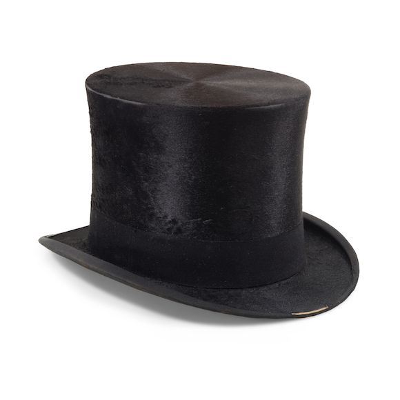Bonhams : A WILLIAM MCKINLEY TOP HAT IN CUSTOM CASE. Gentleman's ...