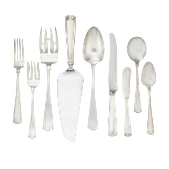 Bonhams : AN AMERICAN STERLING SILVER PARTIAL FLATWARE SERVICE by ...