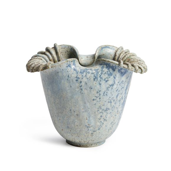 Bonhams Skinner : AN ARNE BANG GLAZED STONEWARE VASE, Denmark, 1930s ...