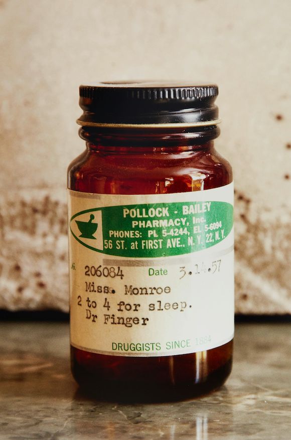 Bonhams : Todd Selby (born 1977); Jacques' Marilyn Monroe Pill Bottle;