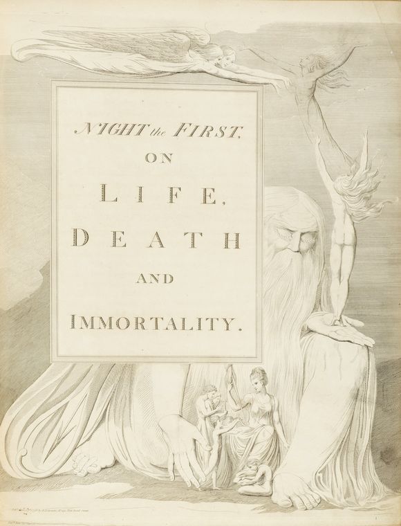 Bonhams Skinner : BLAKE'S EDITION OF NIGHT THOUGHTS. BLAKE, WILLIAM ...