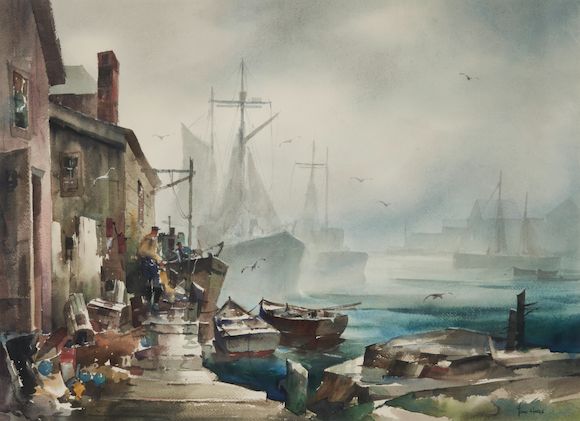 Bonhams Skinner : JOHN CUTHBERT HARE (AMERICAN, 1834-1903) A MISTY ...