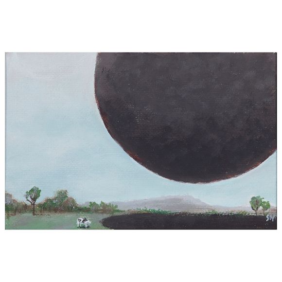 Bonhams : SCOTT WOODARD (B. 1954) The Cow Was Undisturbed, 2023