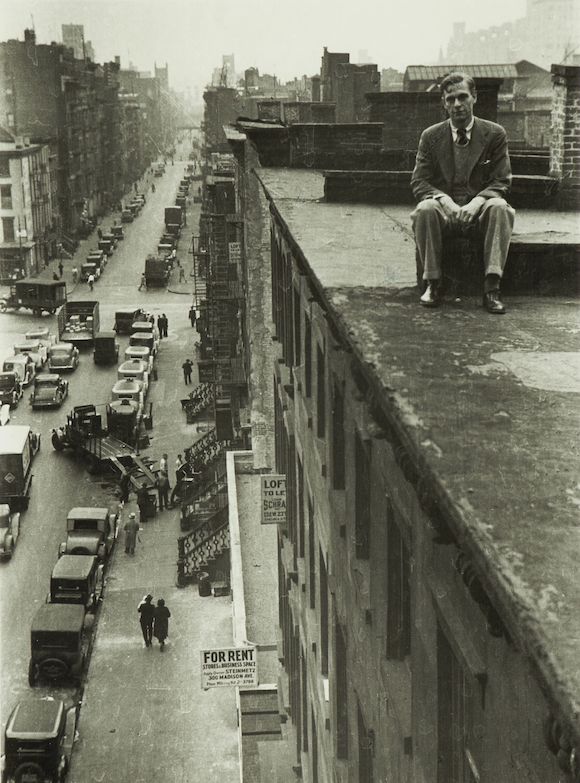 Bonhams : Rudy Burkhardt (1914-1999); 'Edwin Denby on 21st Street';